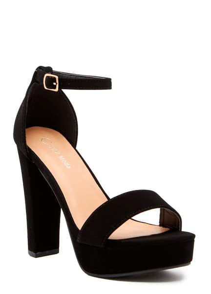 Tacón con plataforma Negro/Black Thomas-52 – Shoe Garden LA